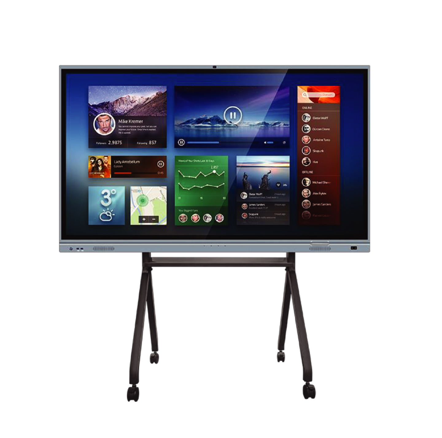 INTERACTIVE WHITEBOARD LCD TOUCH WRITE SCREEN - ดีเวล แอลอีดี โปรเฟสชั่นแนล