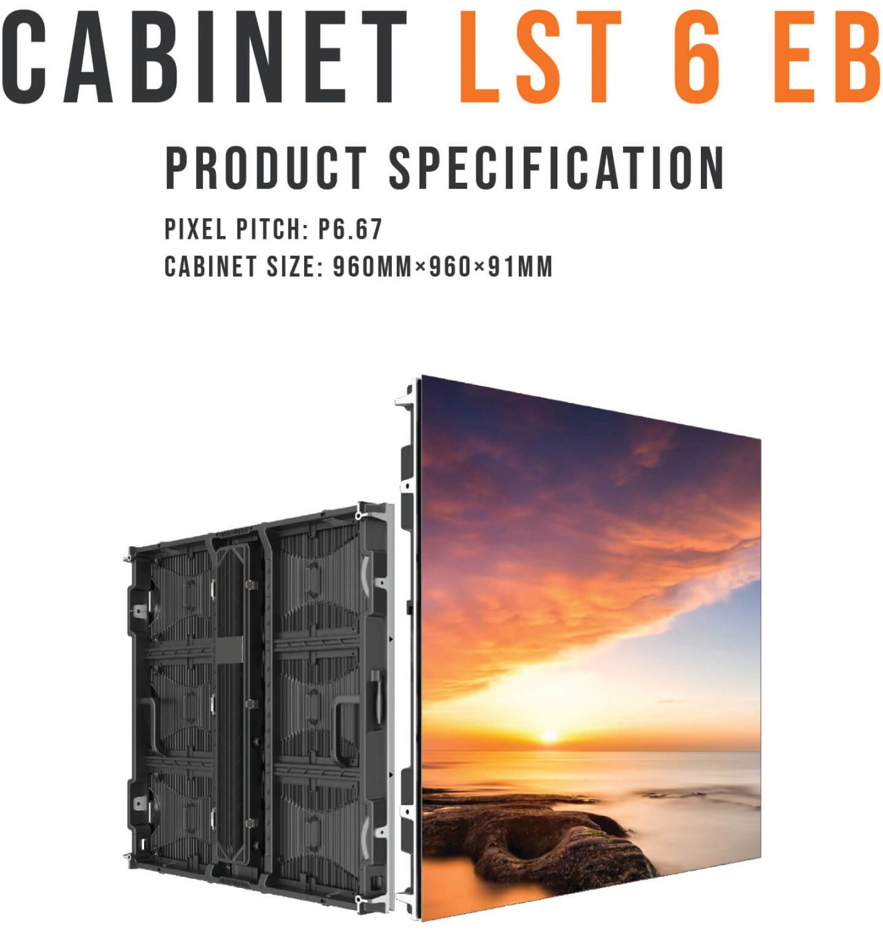 LED Display Outdoor LST 6 EB - ดีเวล แอลอีดี โปรเฟสชั่นแนล