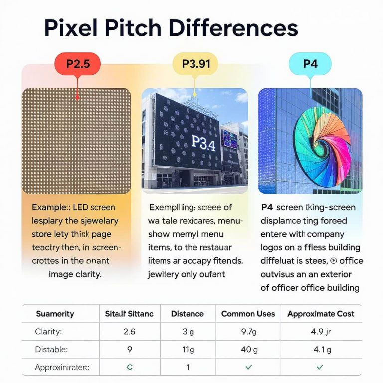P2, P2.5, P3.91, P4 คืออะไร? เลือกจอ LED ยังไงให้ตรงกับธุรกิจ